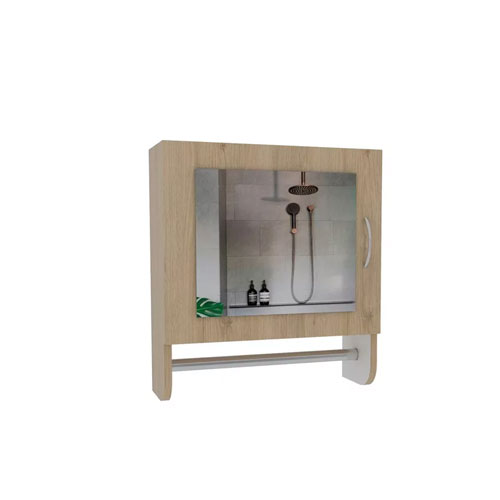 Botiquín Bath Con Espejo Y Porta Toalla 45×50 Cms Brb 4279 – Dechaus